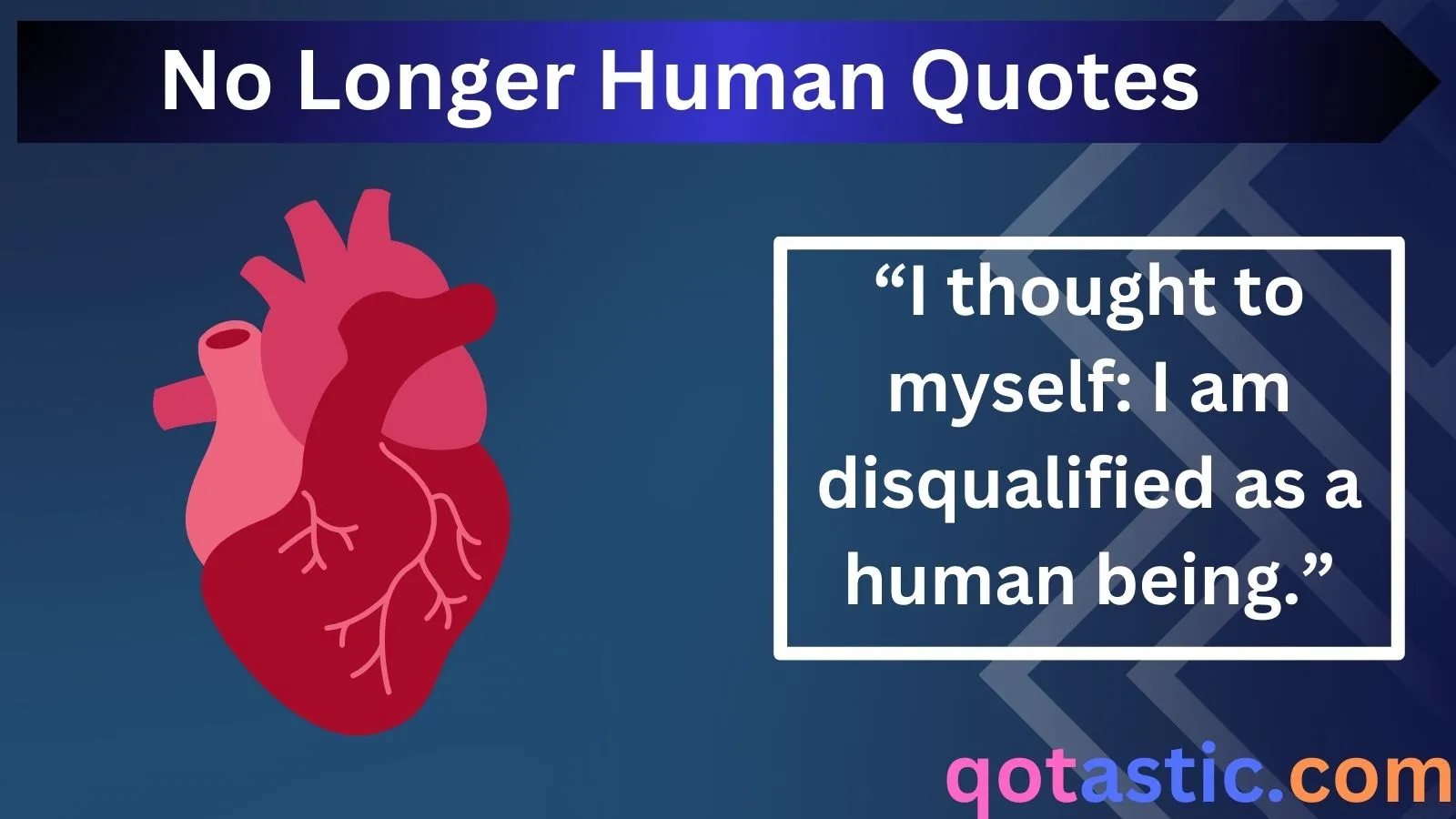 No Longer Human Quotes: Haunting and Thought-Provoking Lines from Osamu ...